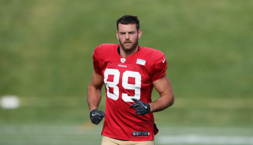 N.Y. Giants claim former 49ers tight end Kaden Smith off waivers
